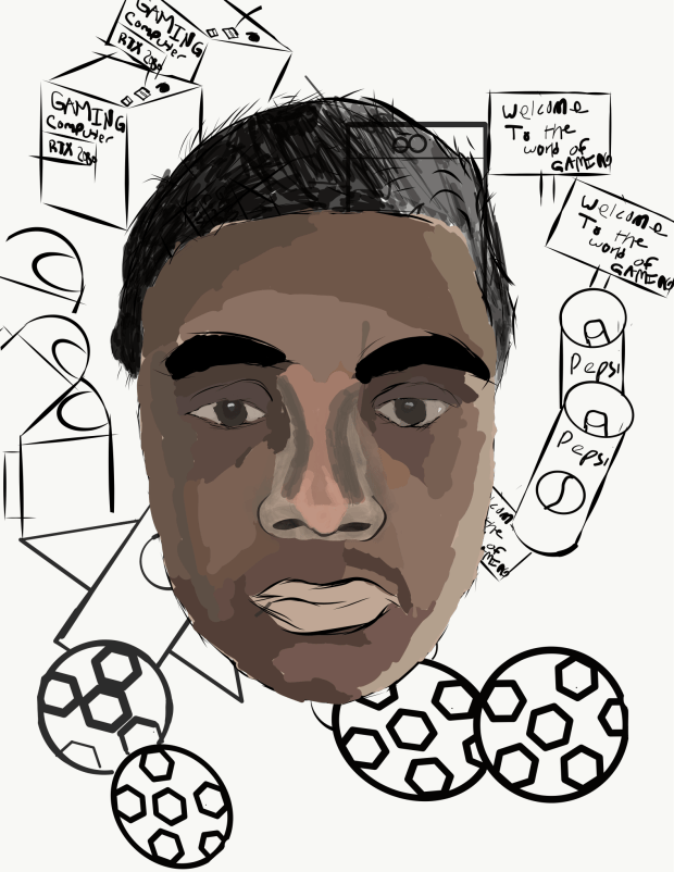 Ms. Balogun’s Adobe Draw Self-Portrait Painting – Creative Designs and ...